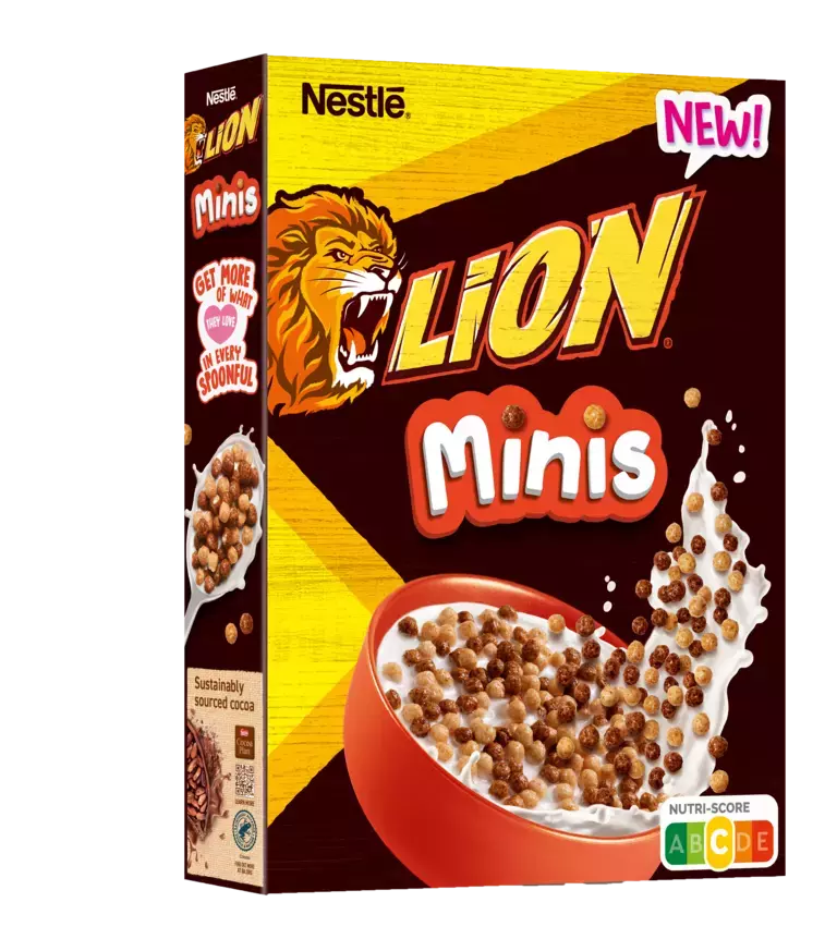 Cereais LION® Minis: tamanho mini, diversão máxima | Cereais NESTLÉ®